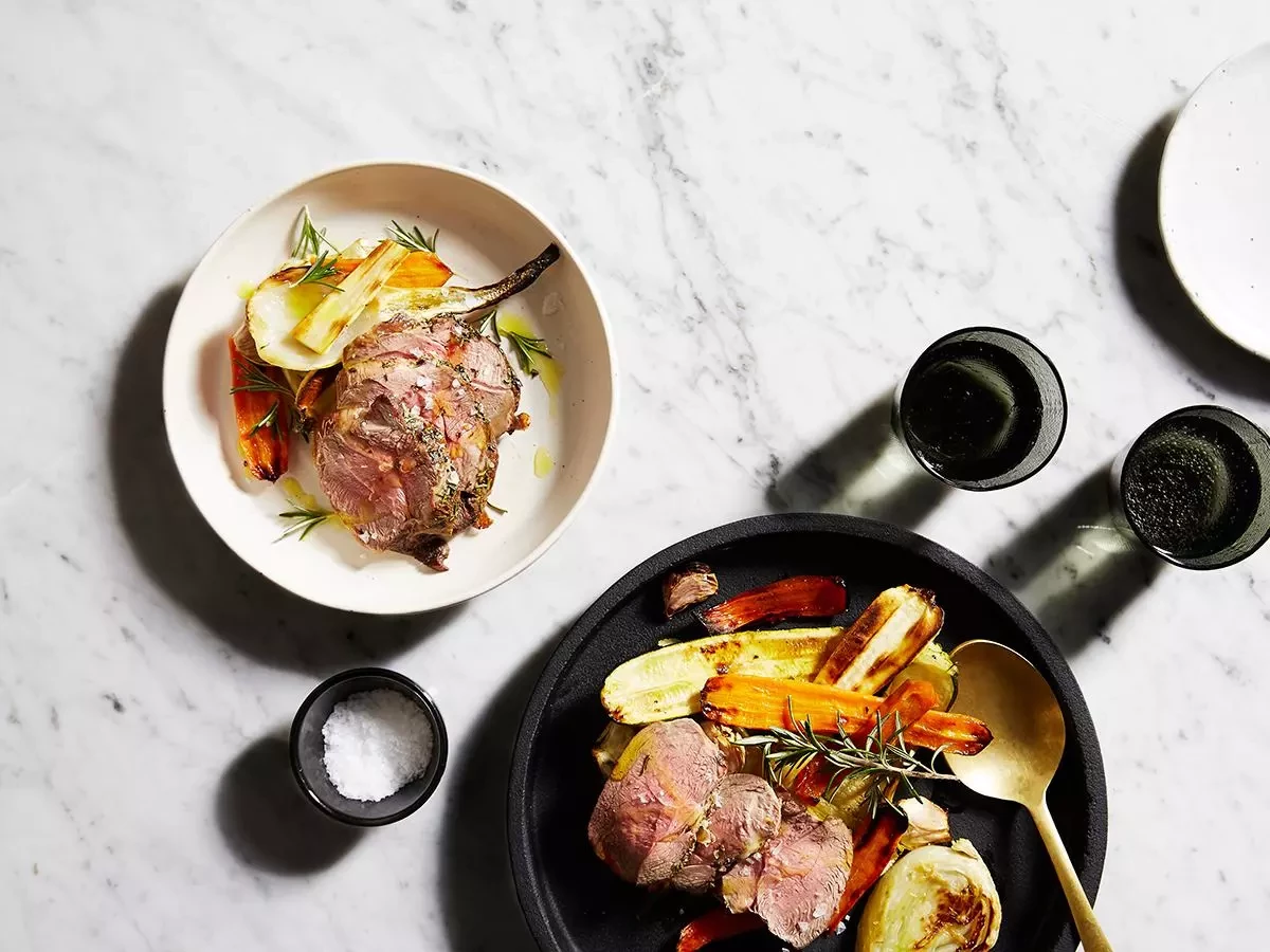 Roast Lamb Rump with Tuscan Vegetables | Food & Recipes | Aveo